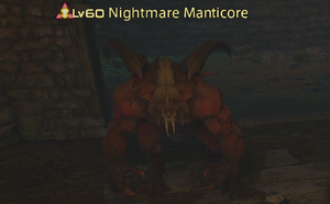 Nightmare Manticore - Final Fantasy XIV Online Wiki - FFXIV / FF14 ...